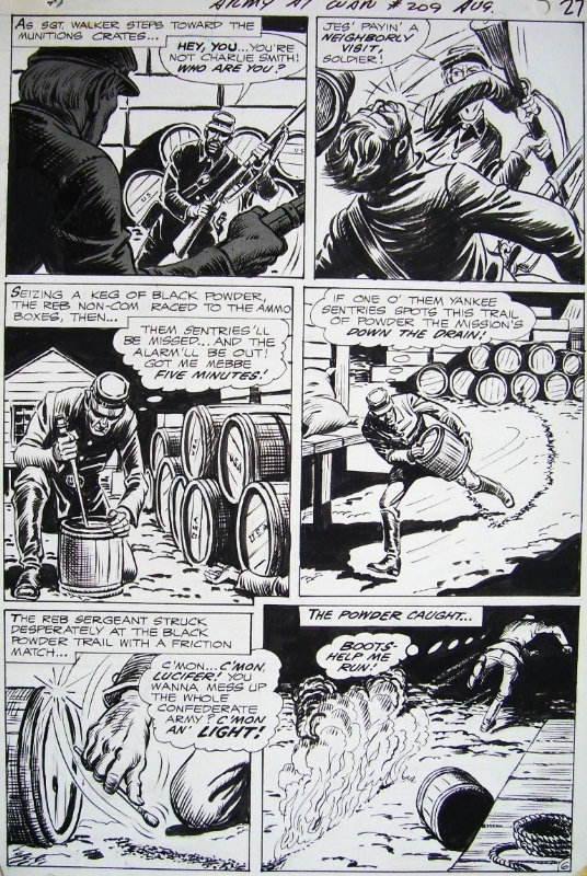 Sell Original Fred Ray Comic Art Covers at Nate D. Sanders Auctions