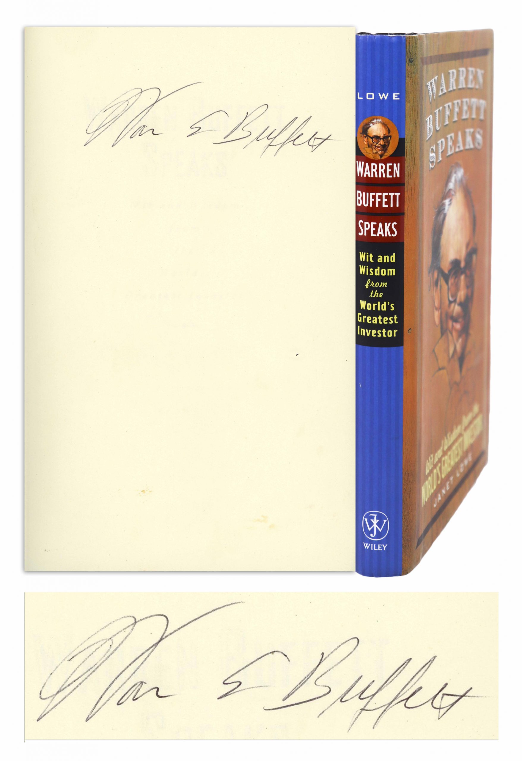 Sell Your Warren Buffett Autograph at Nate D. Sanders Auctions