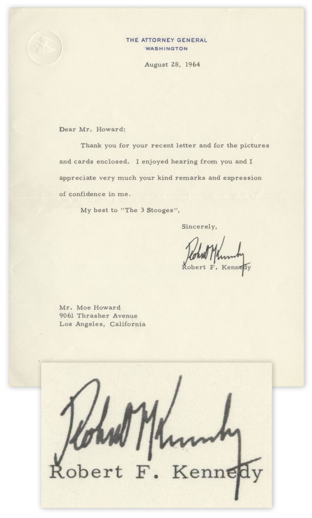 Sell Your Robert Kennedy Autograph at Nate D. Sanders Auctions