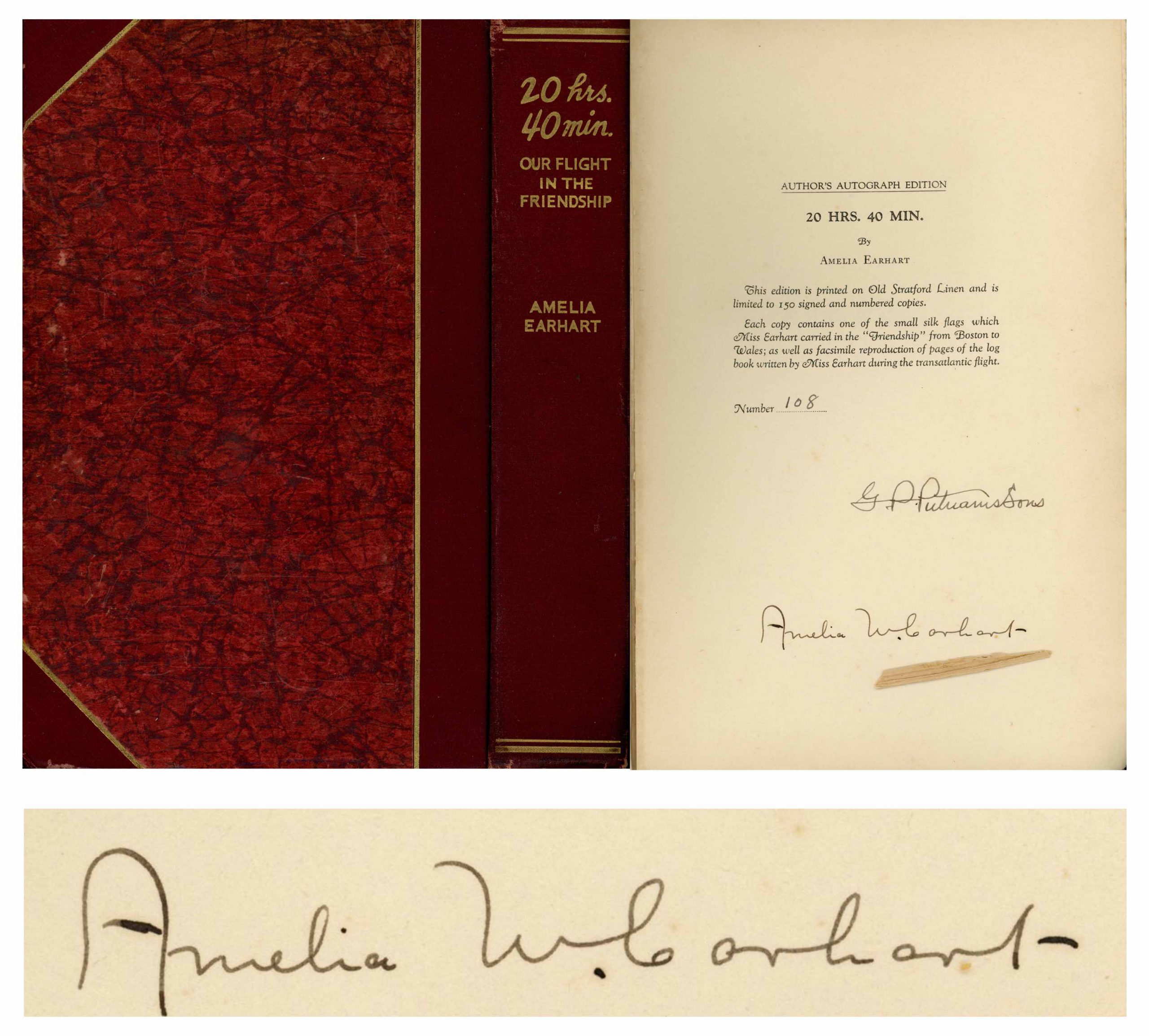 Amelia Earhart Autograph Highly Sought After