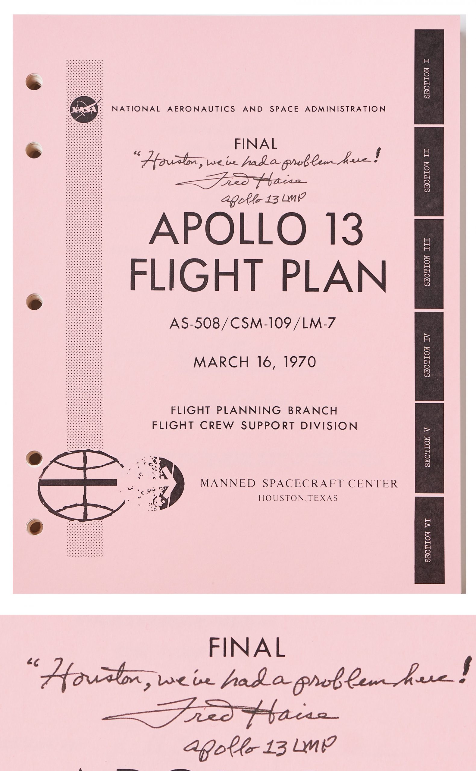 Sell or Auction Your Apollo 17 Original Final Flight Plan Book