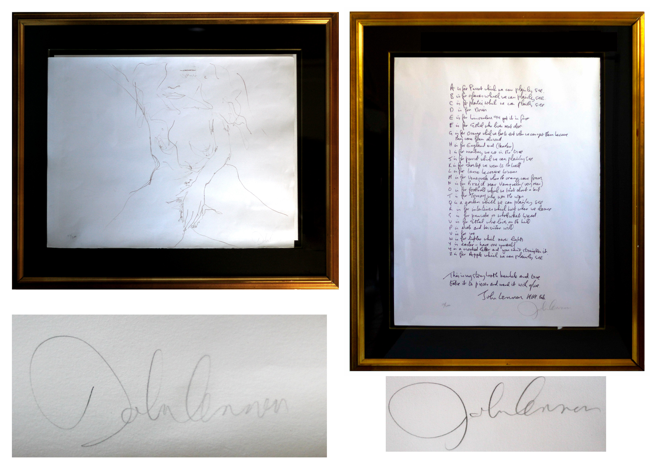 Sell Your John Lennon Signature / Signed Page at Nate D Sanders Auctions