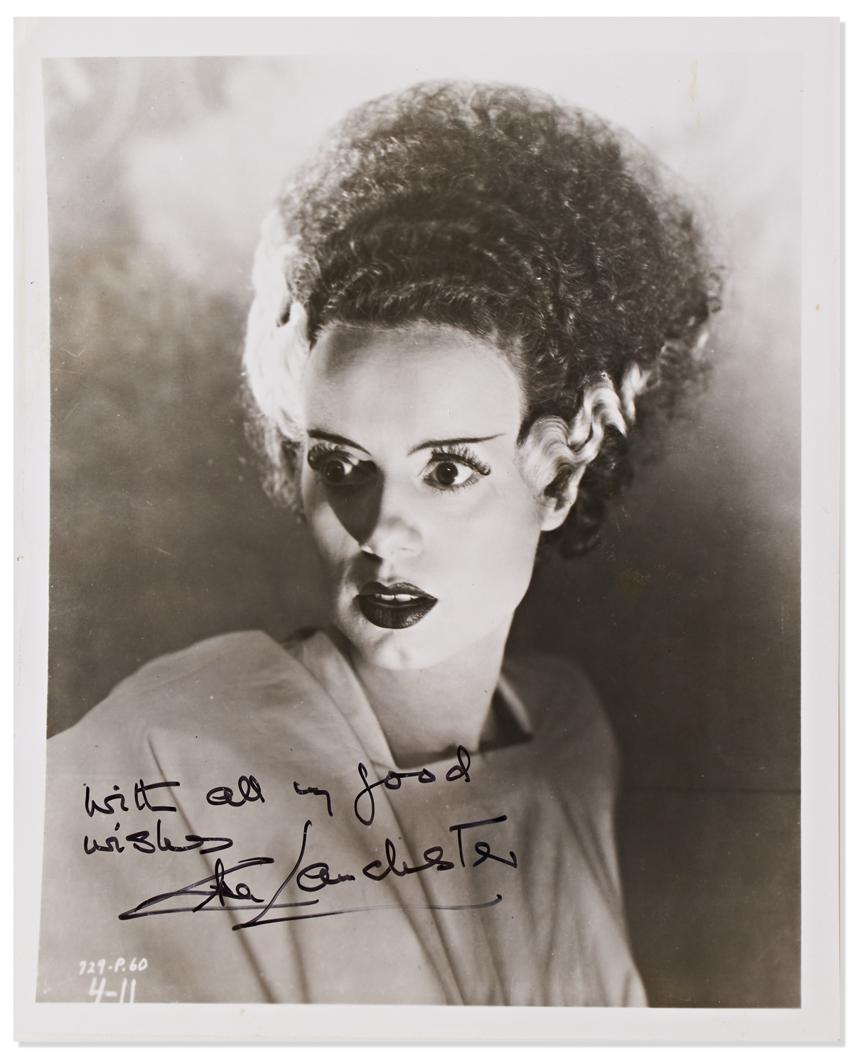 Sell or Auction Your Elsa Lanchester Bride of Frankenstein Photo Signed