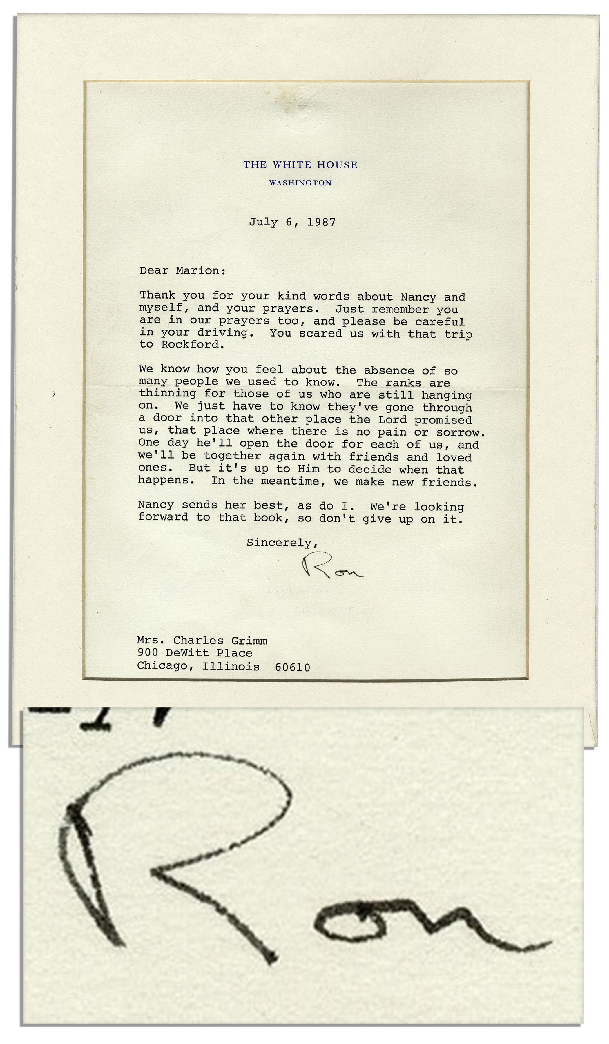 Auction Your Ronald Reagan Autograph at Nate D. Sanders Auctions