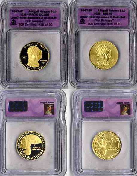 Sell Your 2007 First Spouses Coin Set at Nate D. Sanders Auctions