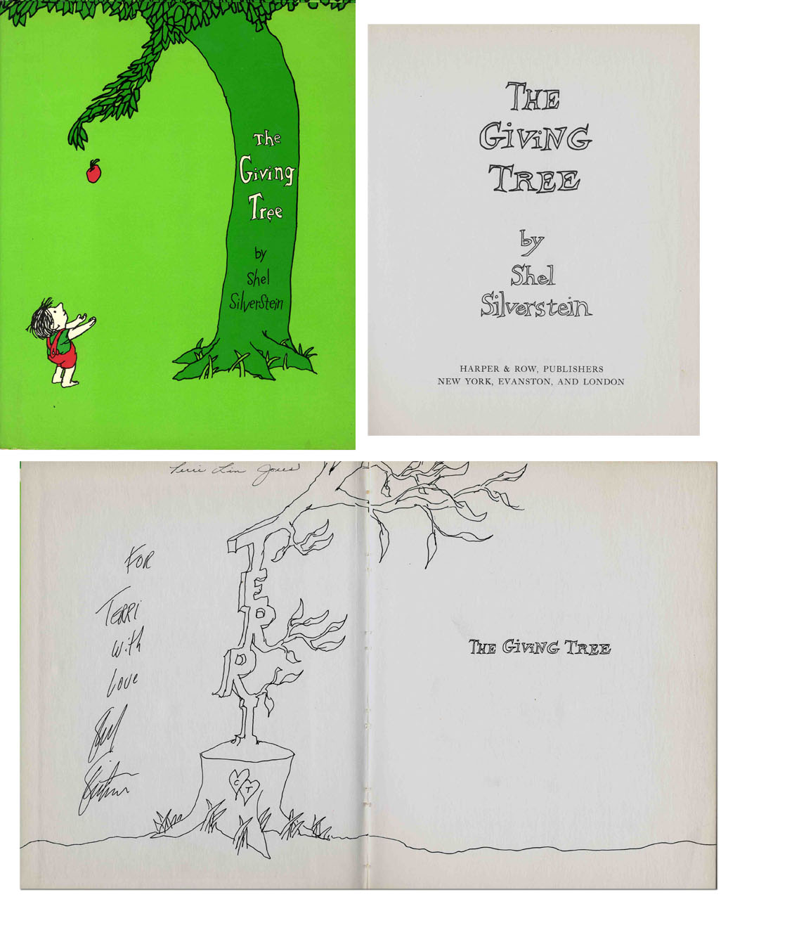 Sell Shel Silverstein Giving Tree Signed Book at Nate D. Sanders Auctions