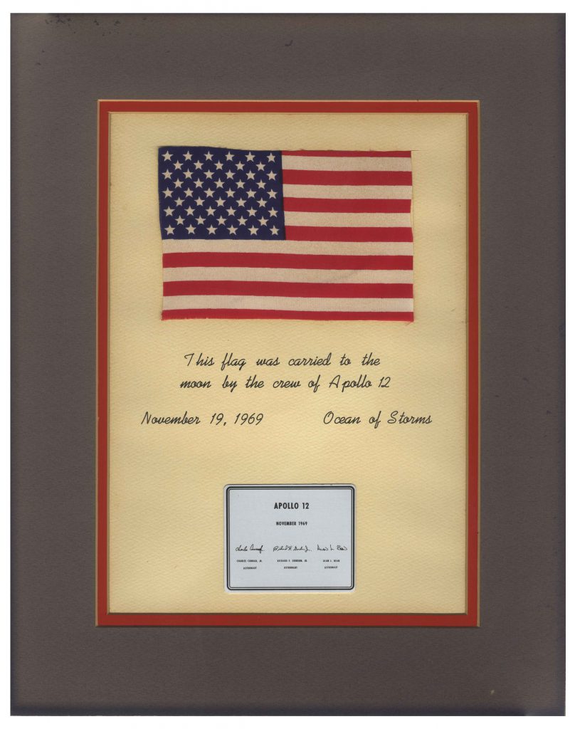 Sell Your Lunar Moon Apollo 12 Flown Flag at Nate D. Sanders Auctions