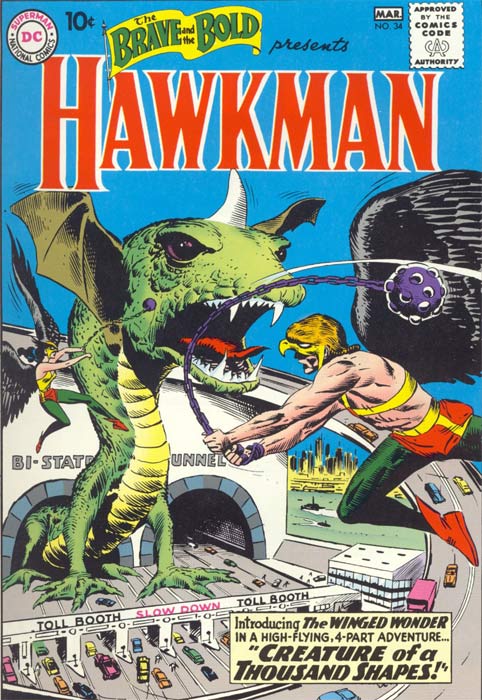 Sell or Auction Joe Kubert Brave Bold Presents Hawkman Cover Comic Art