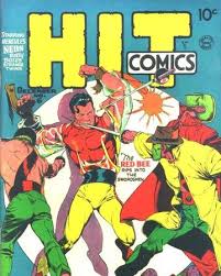 Sell or Auction Your Original Vintage Lou Fine Hit Comics Cover Comic Art