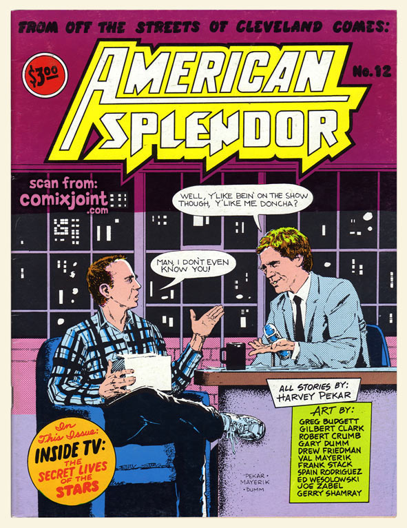 Sell Auction Robert Crumb American Splendor Multi Page Story Comic Art