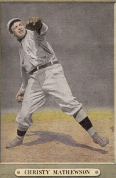 Sell or Auction a 1911 M110 Sporting Life Cabinets Christy Mathewson