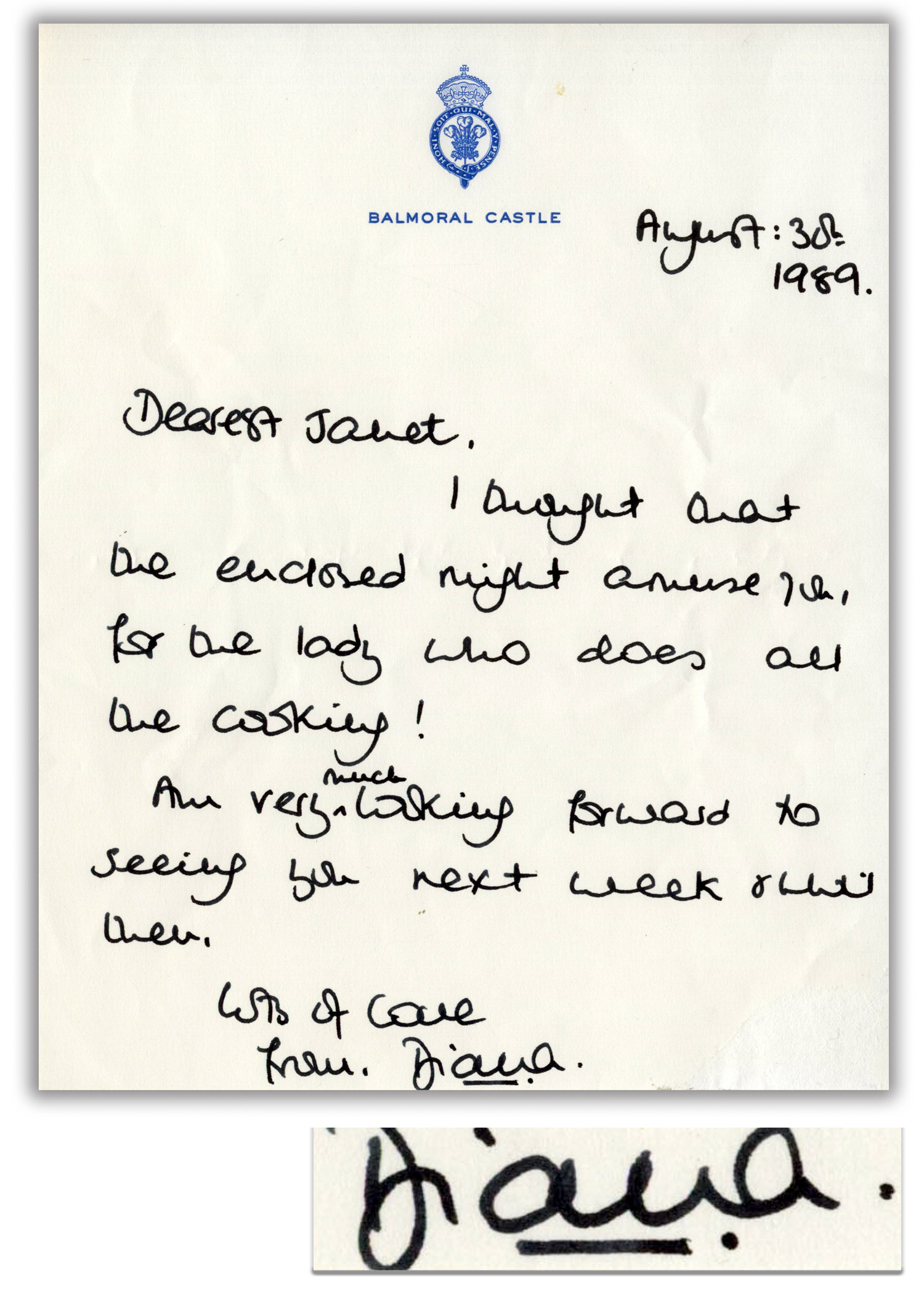 Princess-Diana-Autograph-Letter-Signed-55617a - Hollywood Memorabilia ...