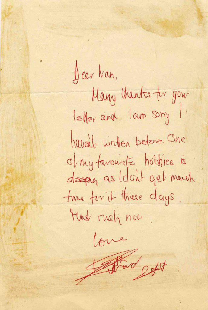 Sell or Auction Your Doors Danny Sugarman Jim Morrison Died Letter