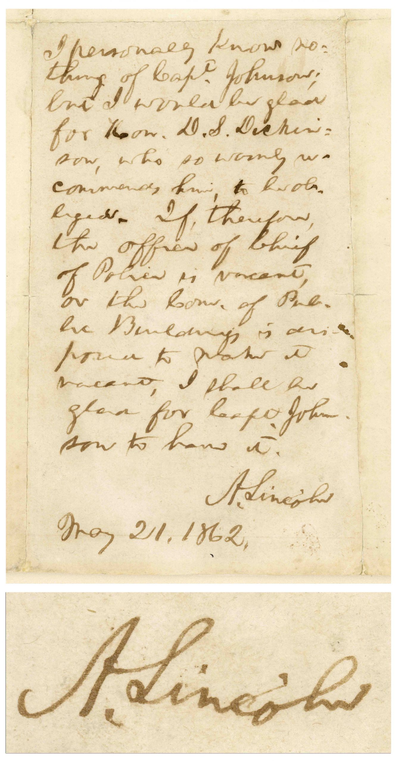 Sell Your Original Abraham Lincoln Signature at Nate D. Sanders Auctions