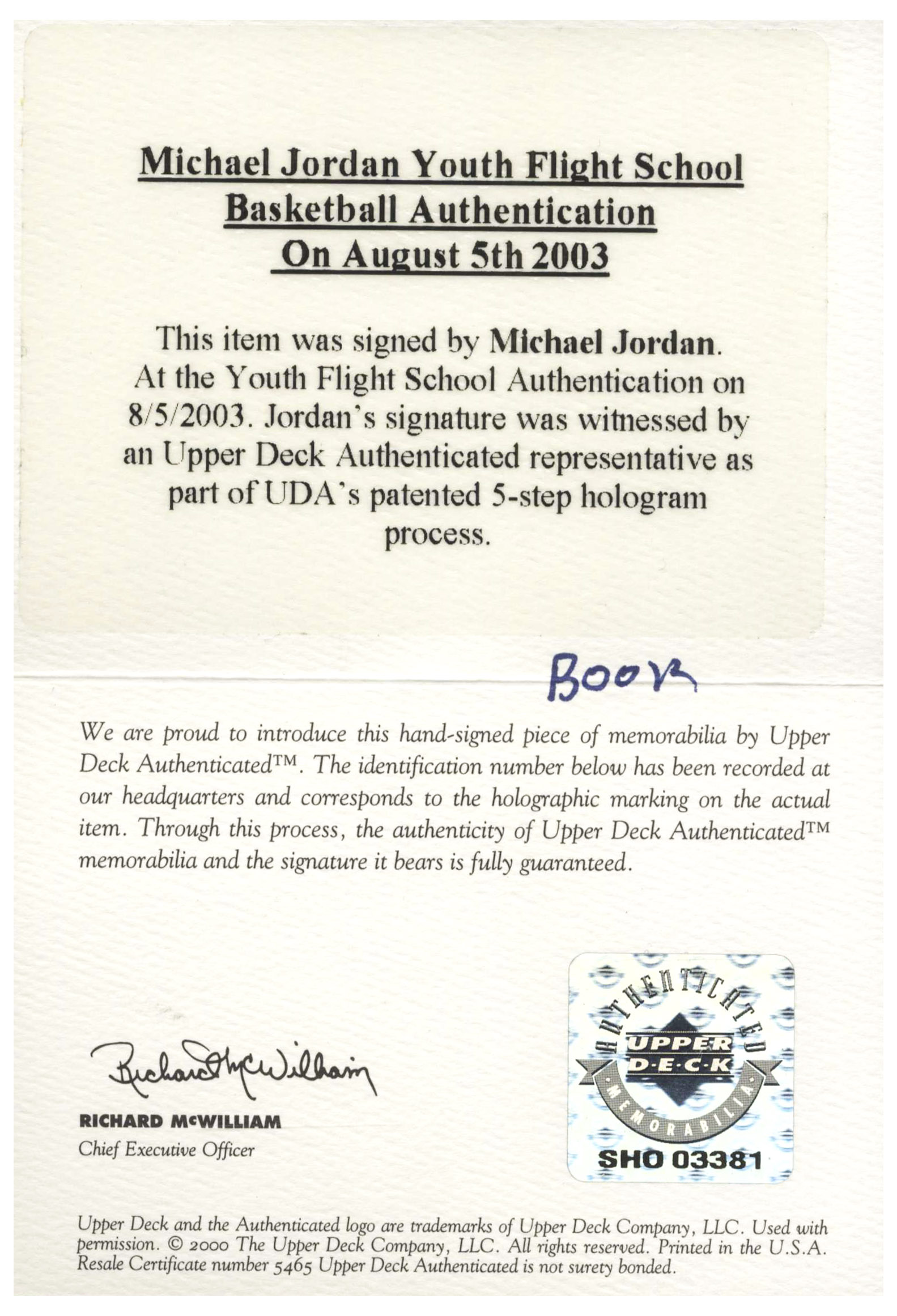 Sell Your Michael Jordan Signature / Autograph at Nate D. Sanders Auctions