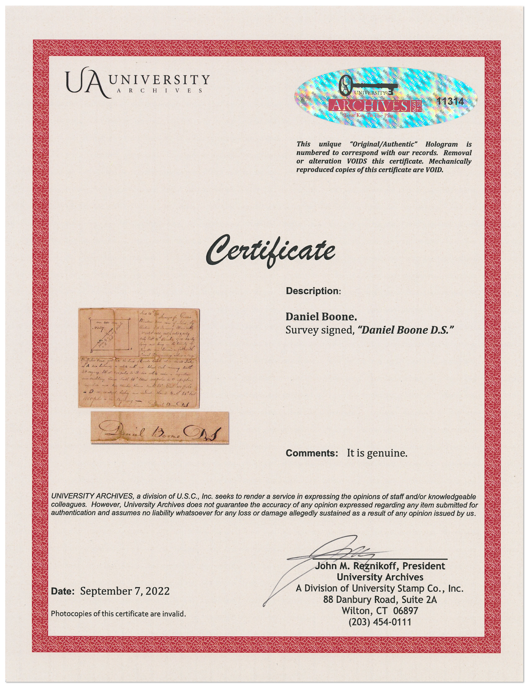 Sell Your Kit Carson Signature / Autograph at Nate D. Sanders Auctions