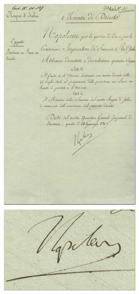 Sell Your Napoleon Bonaparte Signed Russia Campaign Document